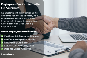 Complete Guide to Employment Verification Letters for Apartments ...