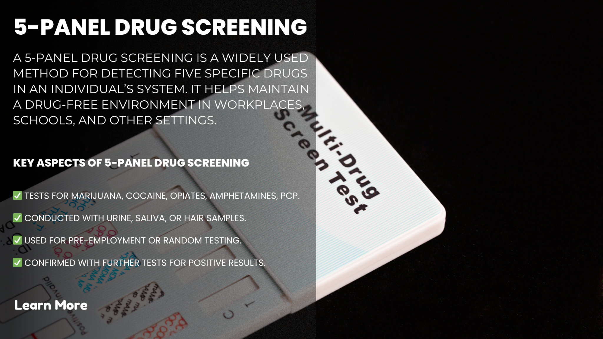 Everything You Need to Know About 5-Panel Drug Screening - Precise Hire