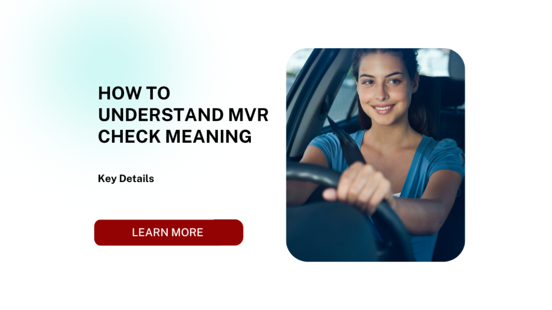 How to Understand MVR Check Meaning - Precise Hire